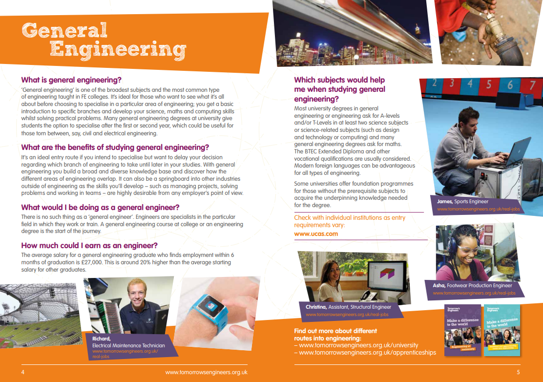 Engineering disciplines | Career Resources | Neon - Brilliant inspiration